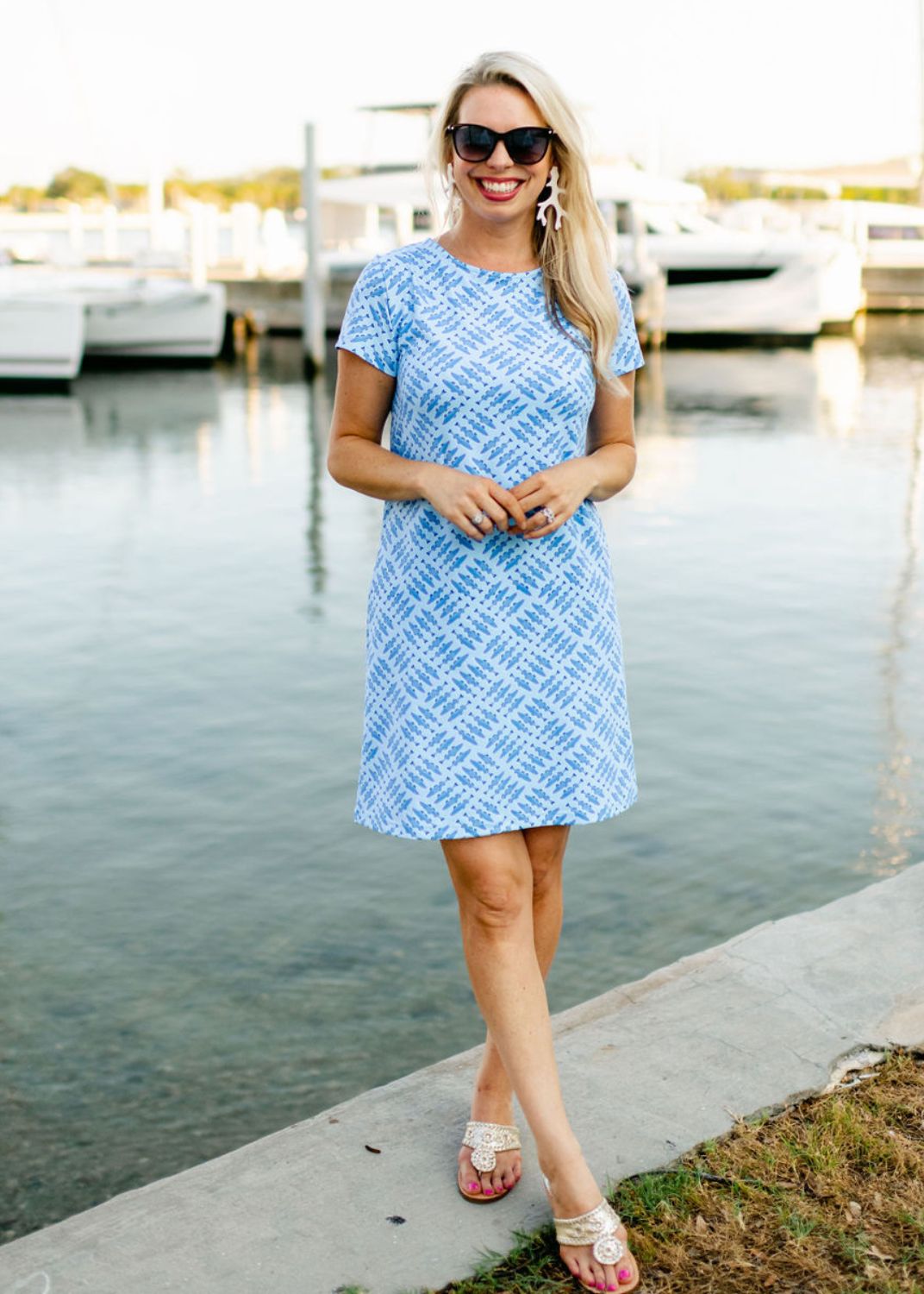Marina Dress - Fresh Catch Fish FINAL SALE – sailor-sailor Clothing