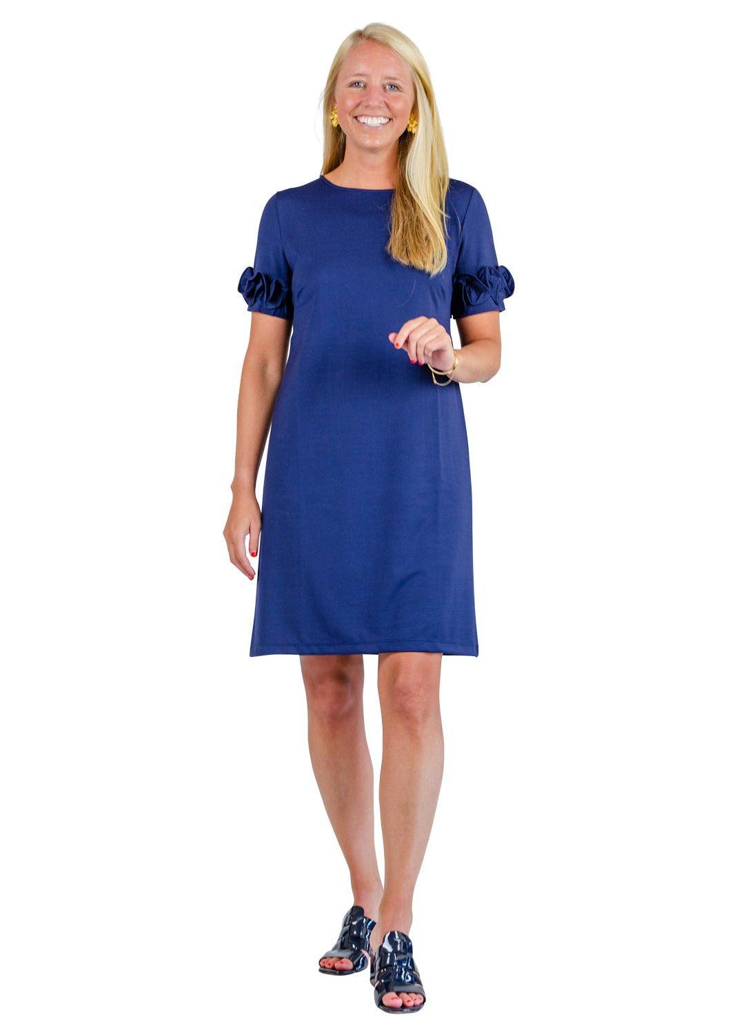 Kimberly Dress - Solid Navy
